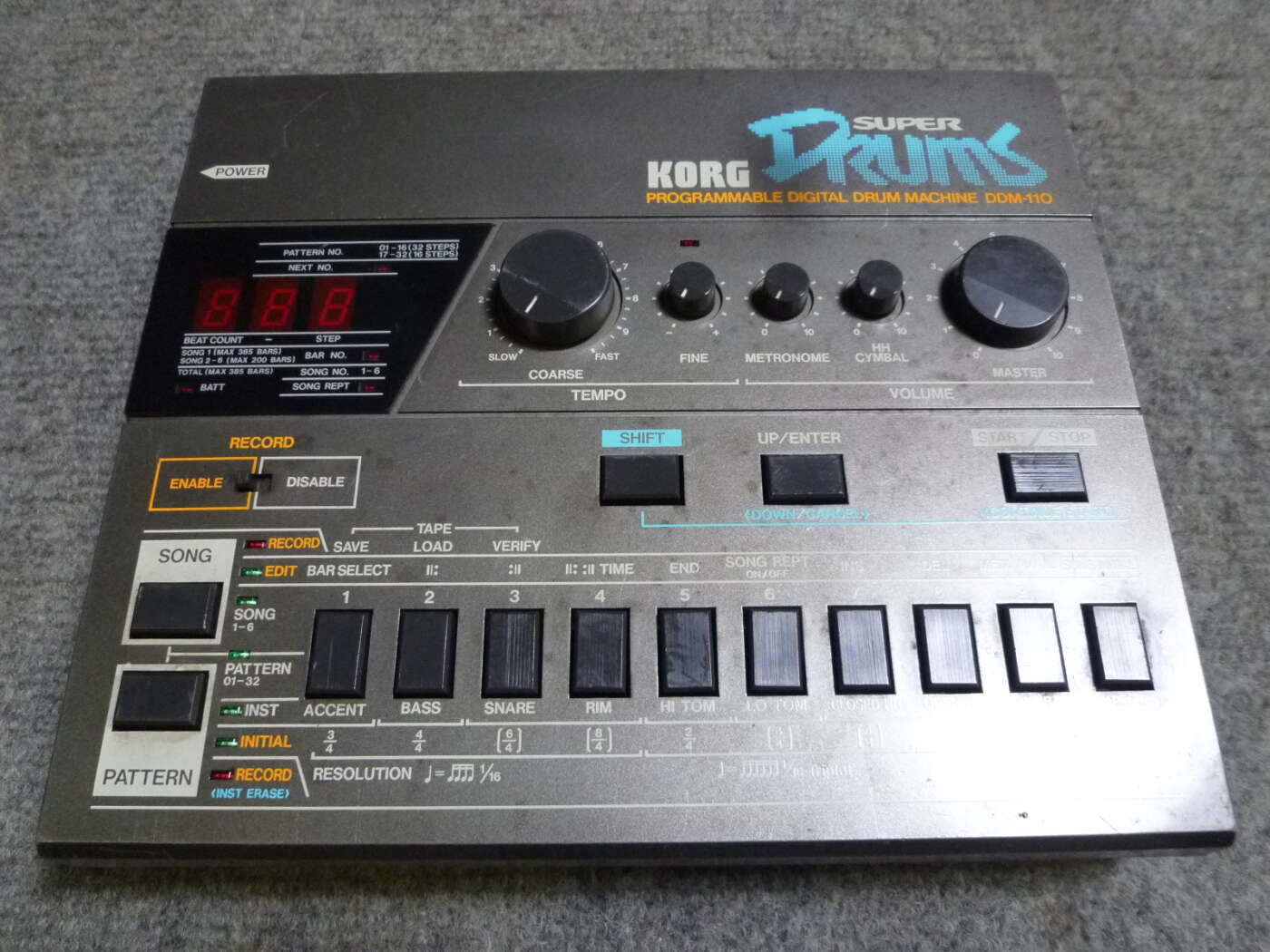 南河内郡河南町にてKORG コルグ ドラムマシン SUPER DRUMS スーパードラムス DDM-110を買取させていただきました | 不用 ...
